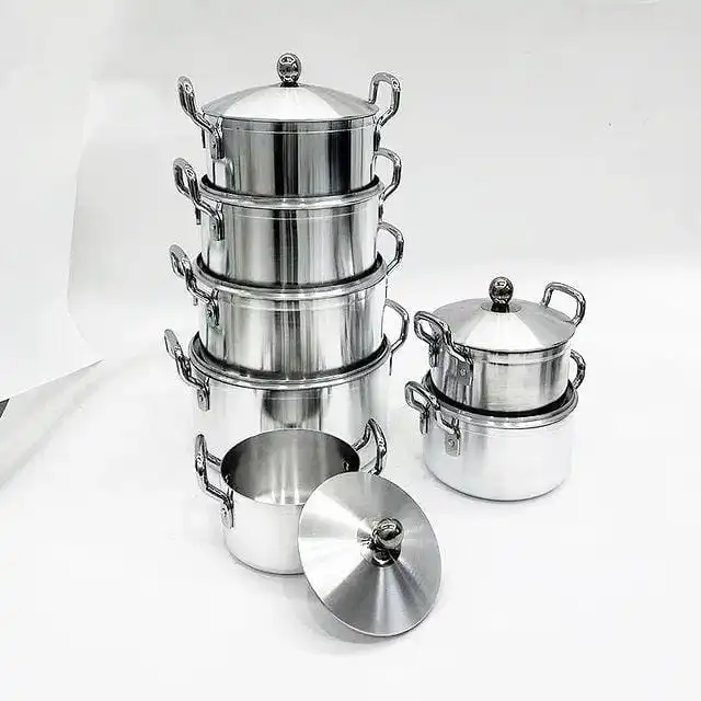 Tornado 14-Piece Heavy Aluminium Sufuria Set - Vista Shop Kenya